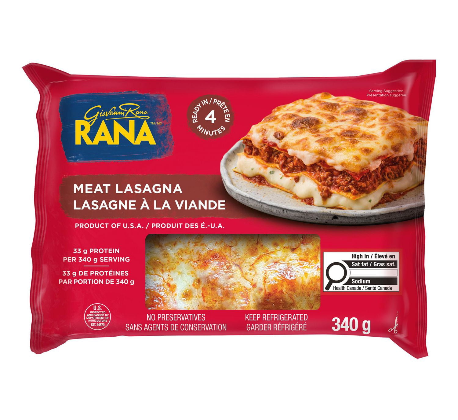 Click here for Rana Meat Lasagna prices