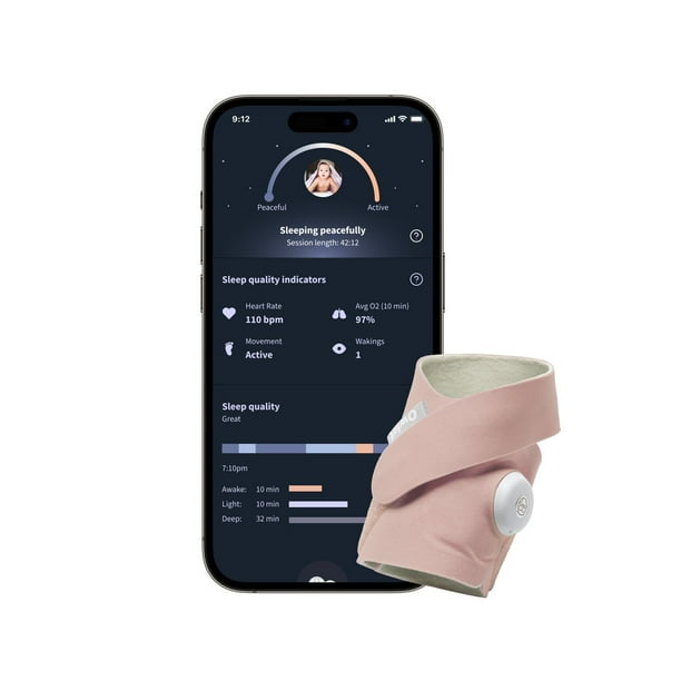 Owlet Dream Sock - Smart Baby Monitor with Sleep Quality Indicators ...