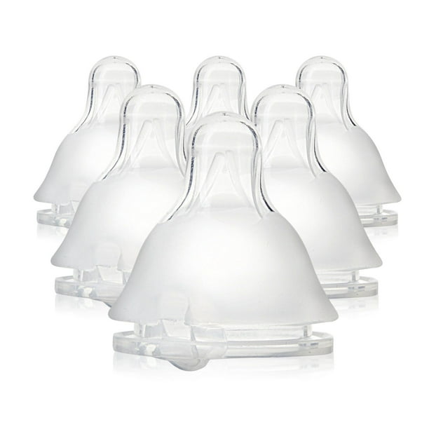 Evenflo Feeding Balance + Standard Neck BPA-Free Silicone Slow Flow ...