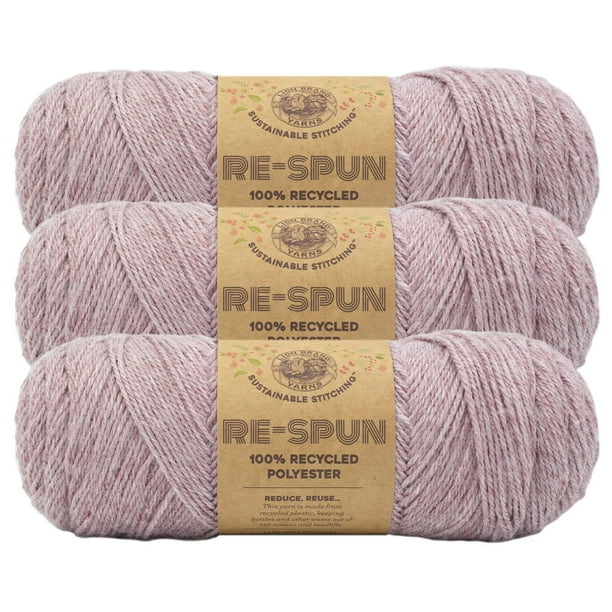 Lion Brand Re-Spun Yarn (3-Pack) - Blush - Walmart.ca