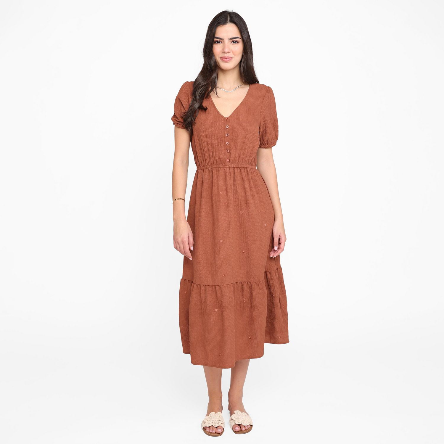 Click here for Devoted Womens  Embroidered Dress  Sizes Xs-Xl Xl prices