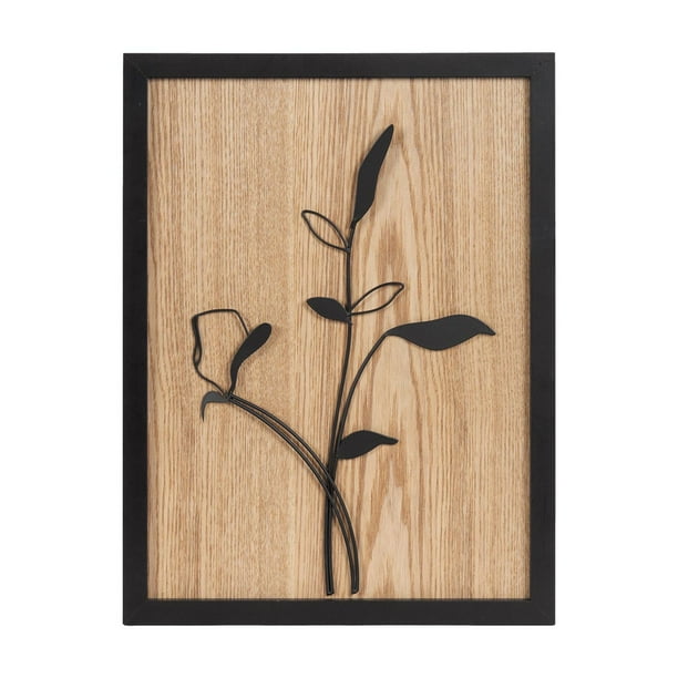 hometrends Floral Framed Wire Art - Walmart.ca