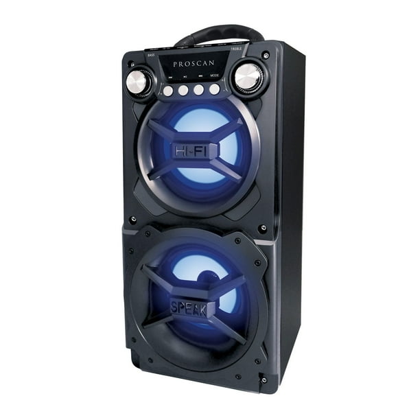Proscan Bluetooth Portable LED Speaker - Black - Walmart.ca