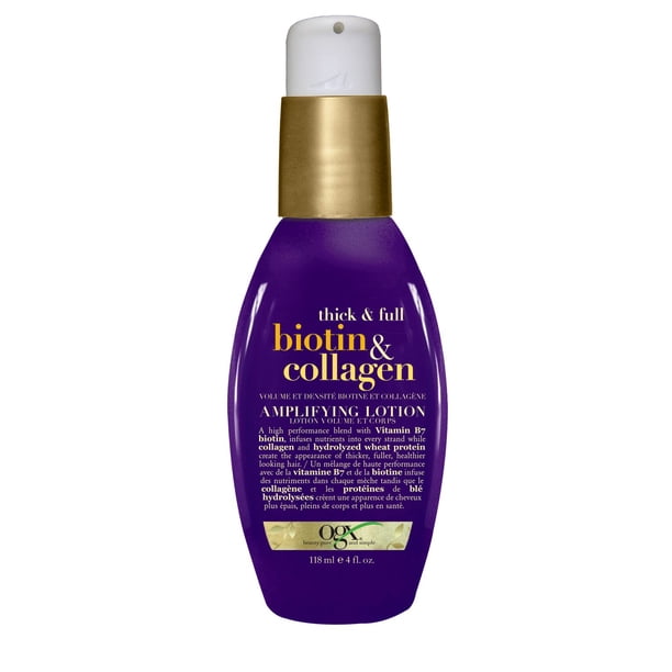 OGX Thick & Full Biotin & Collagen Amplifying Lotion 118mL - Walmart.ca