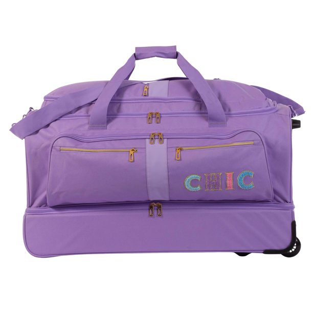 CHIC® 32-Inch Collapsible Rolling Dance Bag with Garment Rack - Walmart.ca