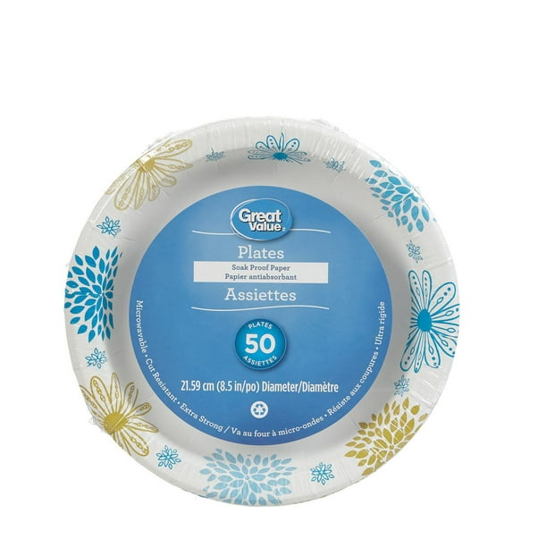 Great Value Paper Plates - Walmart.ca