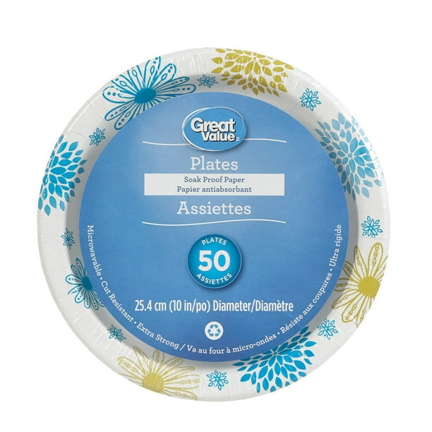 Great Value Paper Plates - Walmart.ca