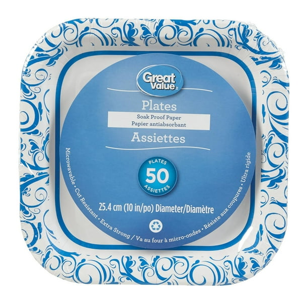 Great Value Paper Plates - Walmart.ca