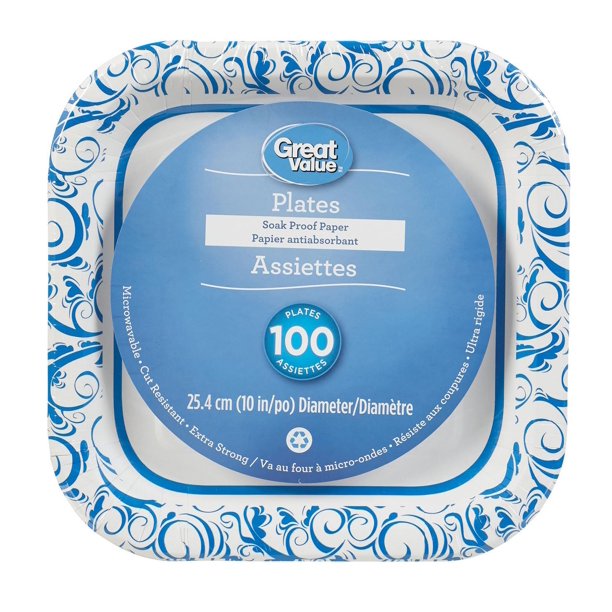 Great Value Paper Plates - Walmart.ca