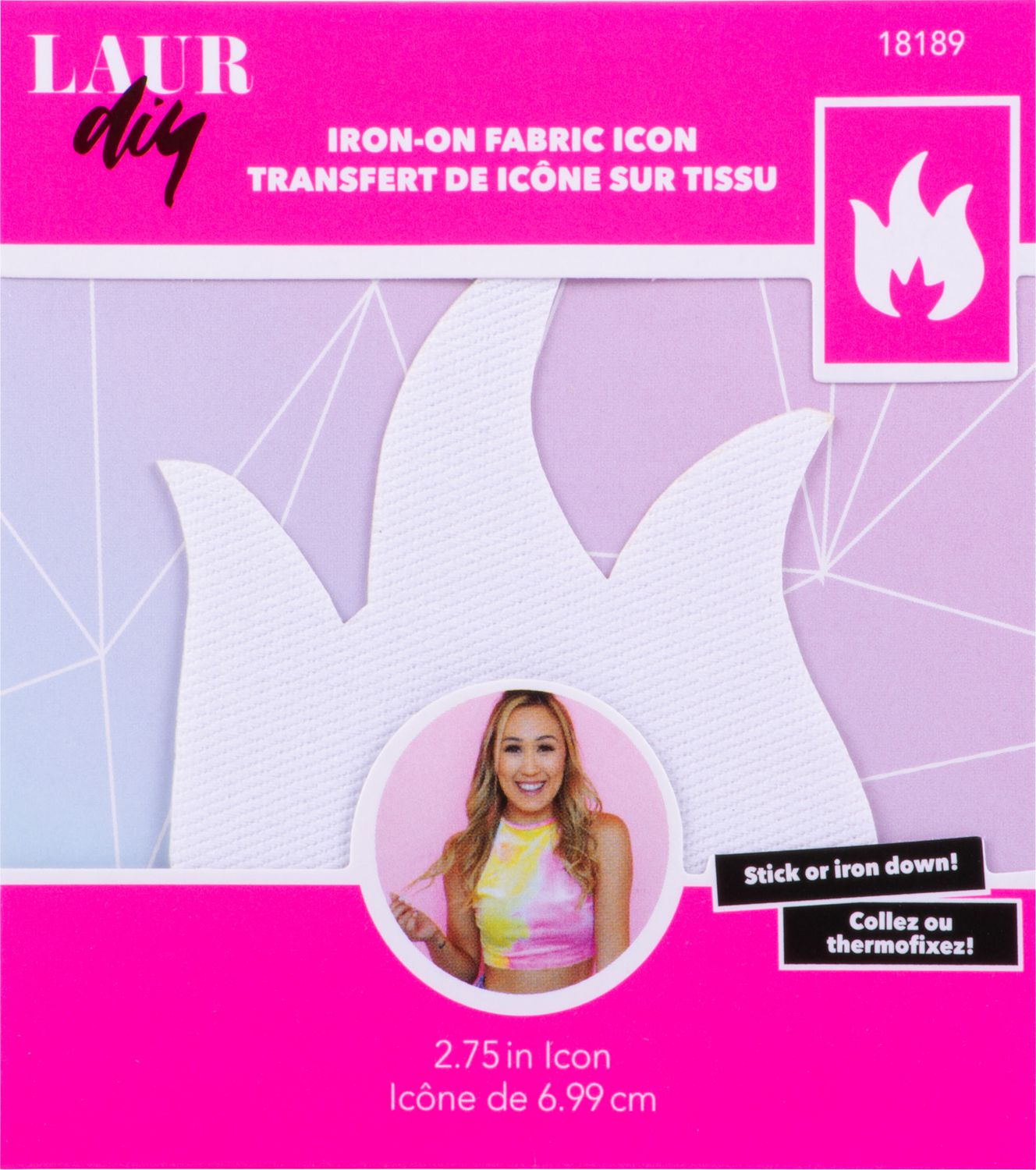 LaurDIY Fabric Iron on Letter - Flame | Walmart Canada