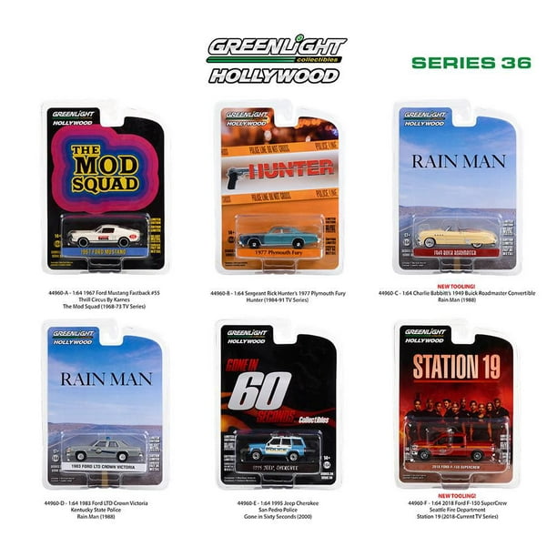 GreenLight 1:64 Hollywood Die-Cast Vehicles Series 36 - Walmart.ca