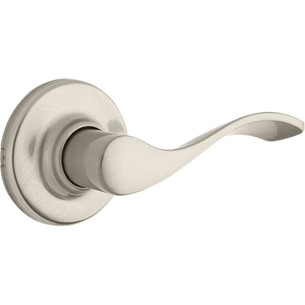 Essentials by Weiser Wave Hall/Closet Lever in Satin Nickel - Walmart.ca