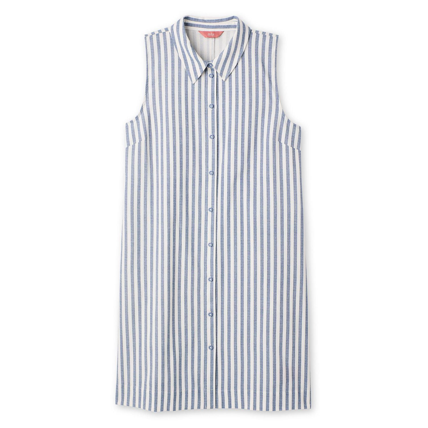 Click here for Iyla Womens Sleeveless Linen Shift Dress Xs prices