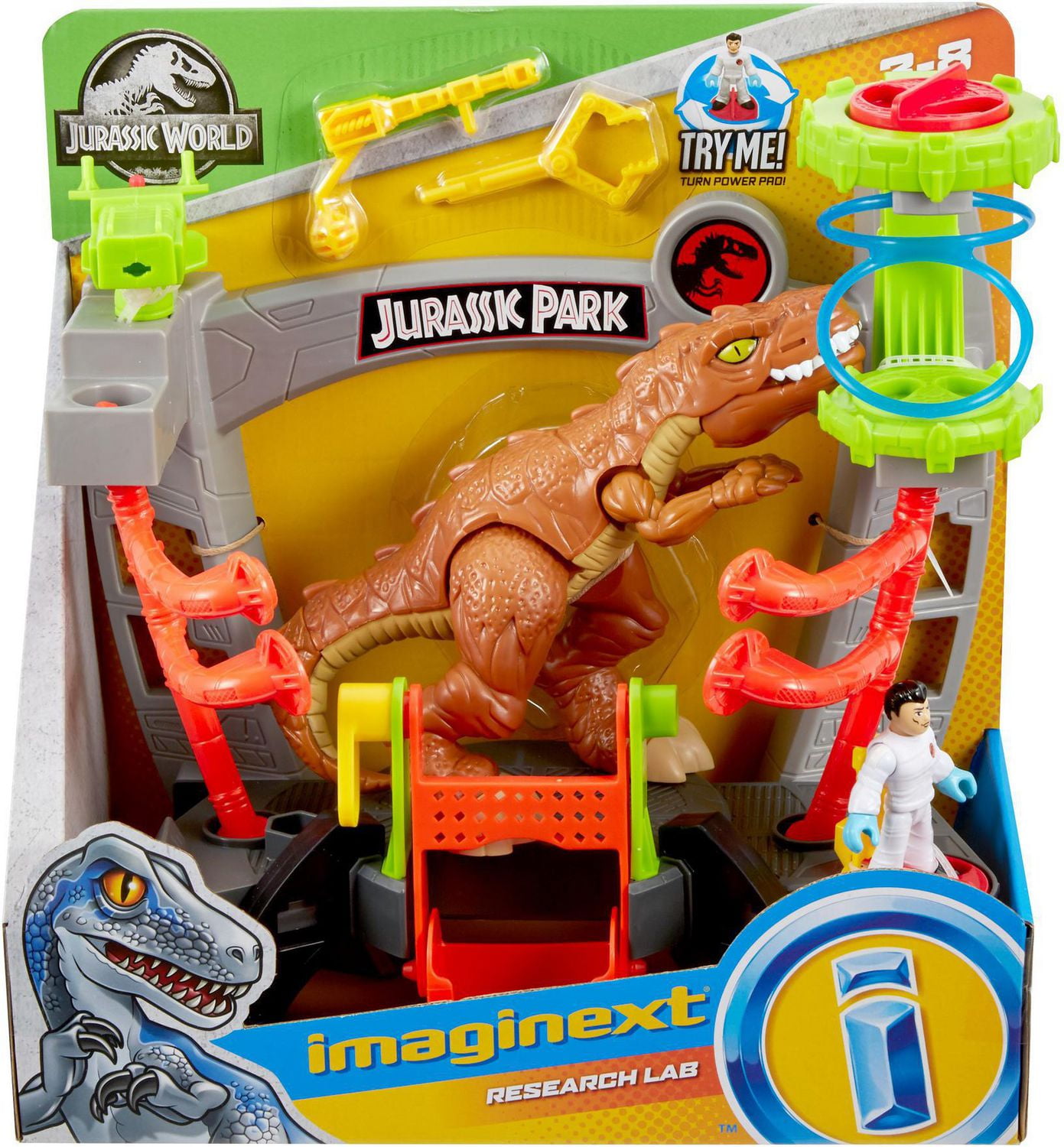 Imaginext Jurassic World Research Lab Playset Walmart