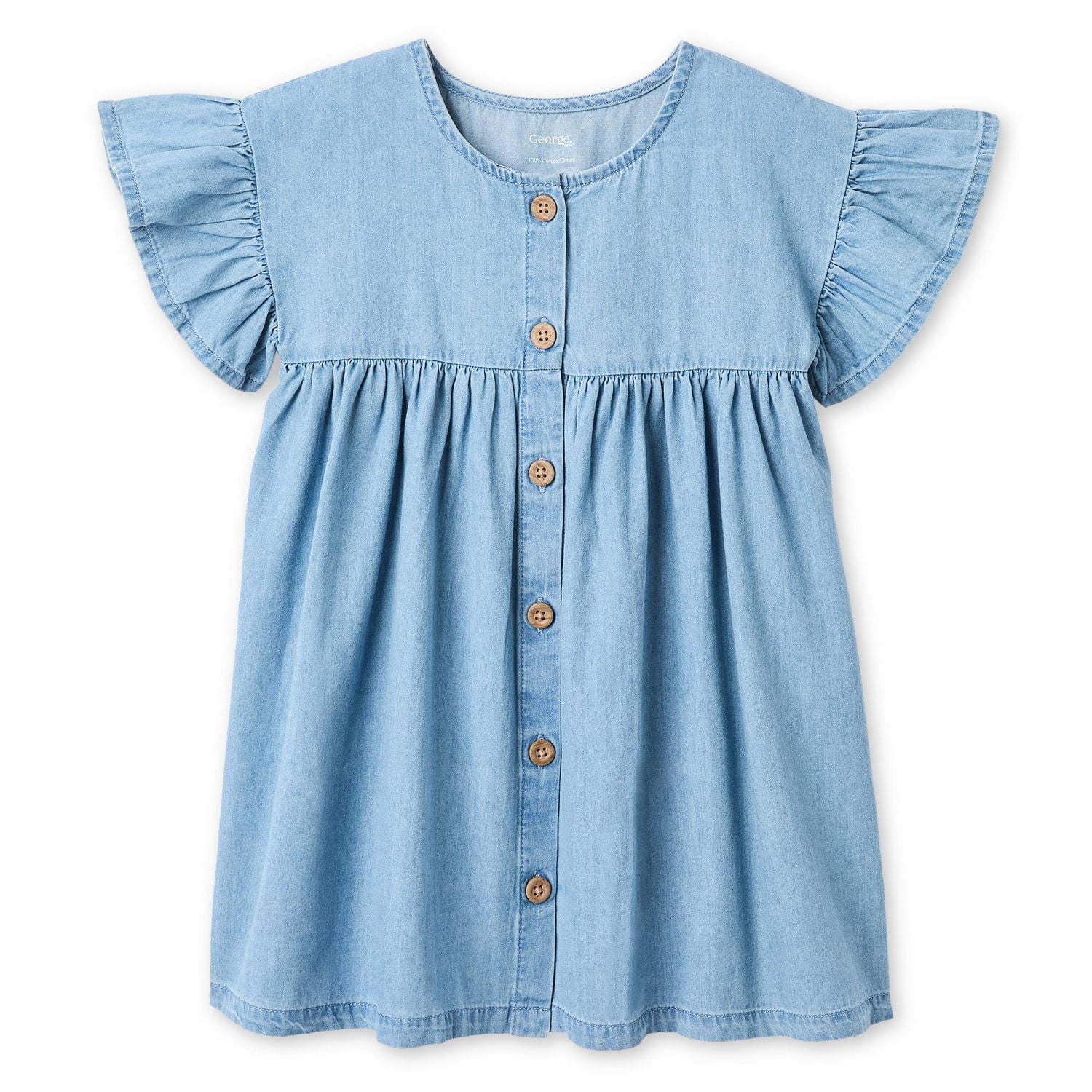 Click here for George Toddler Girls Chambray Dress 4t prices