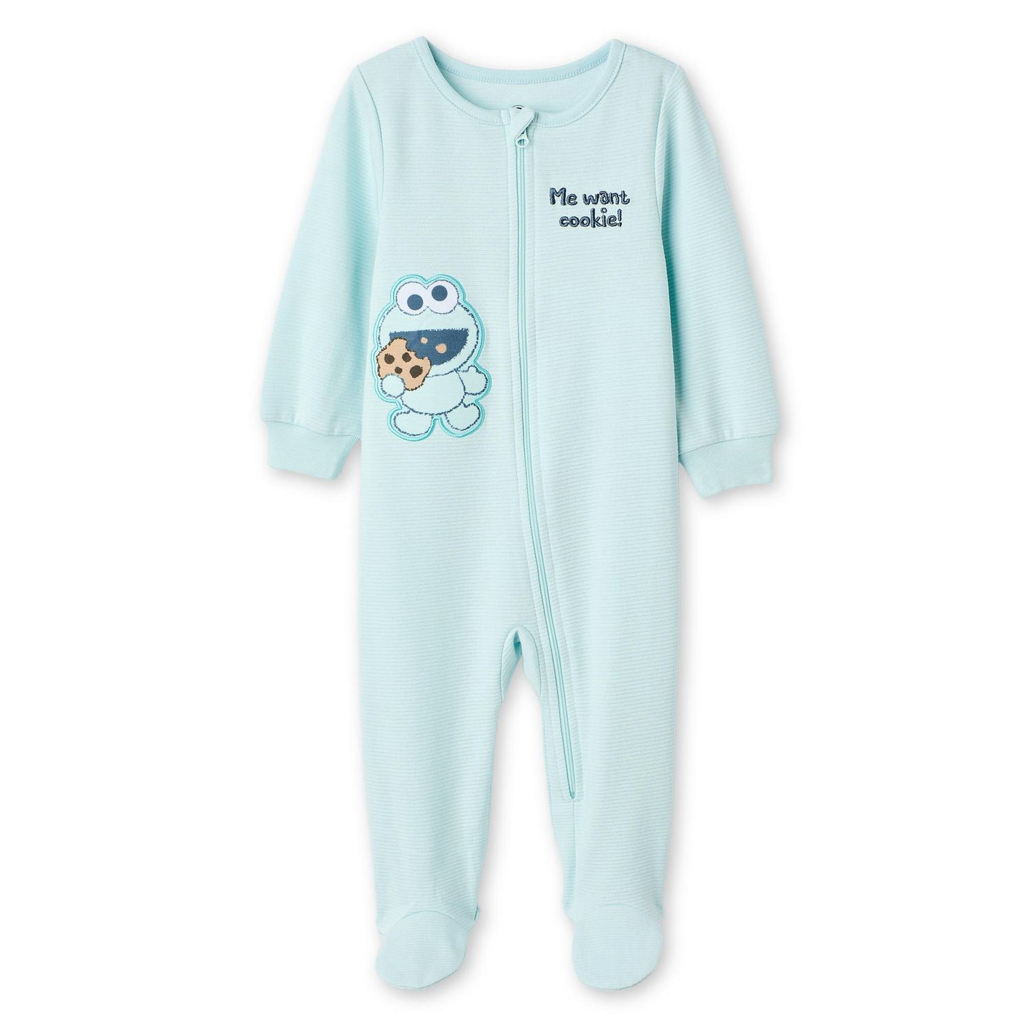 Click here for Sesame Street Baby Boys Cookie Monster Full Zip Sl... prices