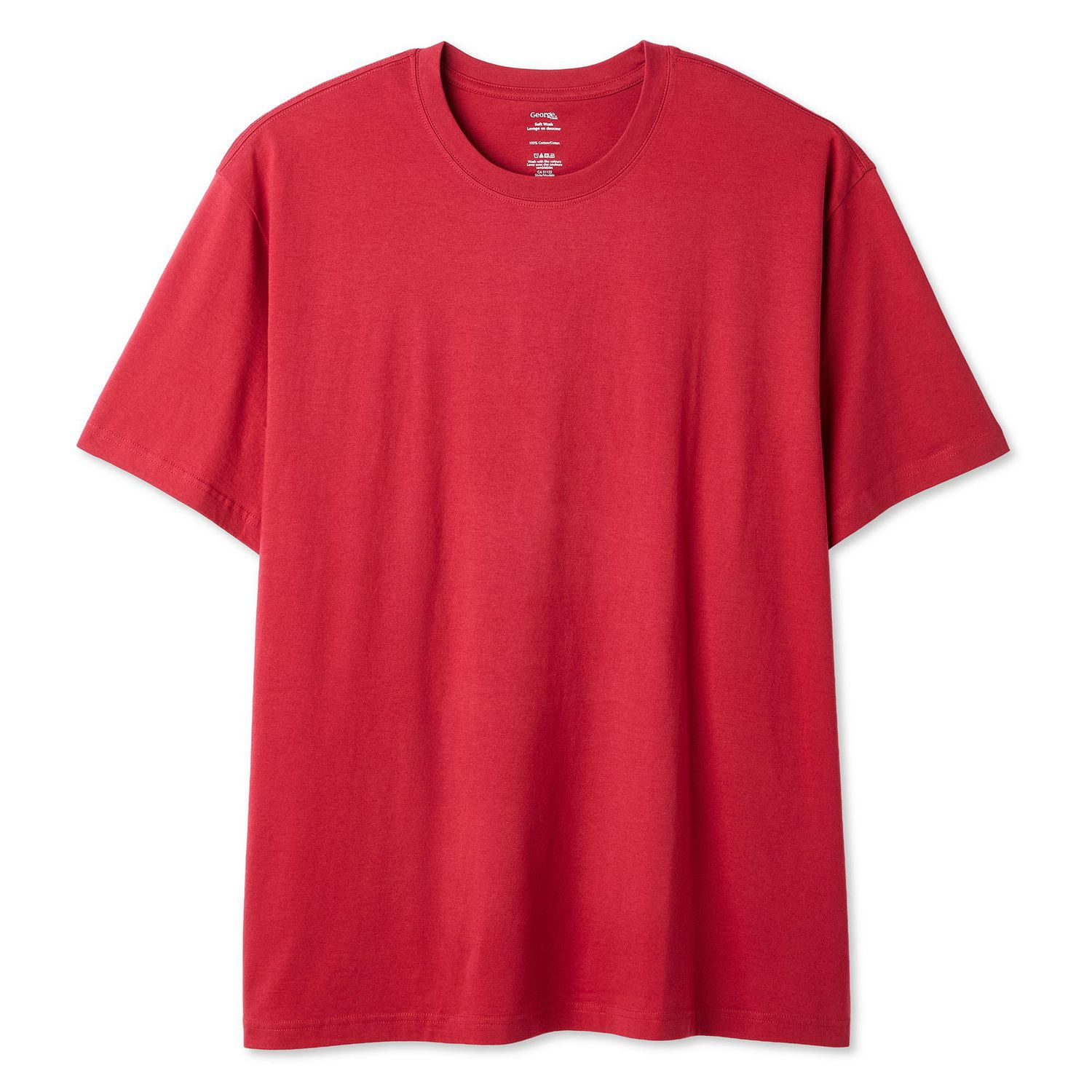 Click here for George Big Mens Crew-Neck T-Shirt 5xl prices