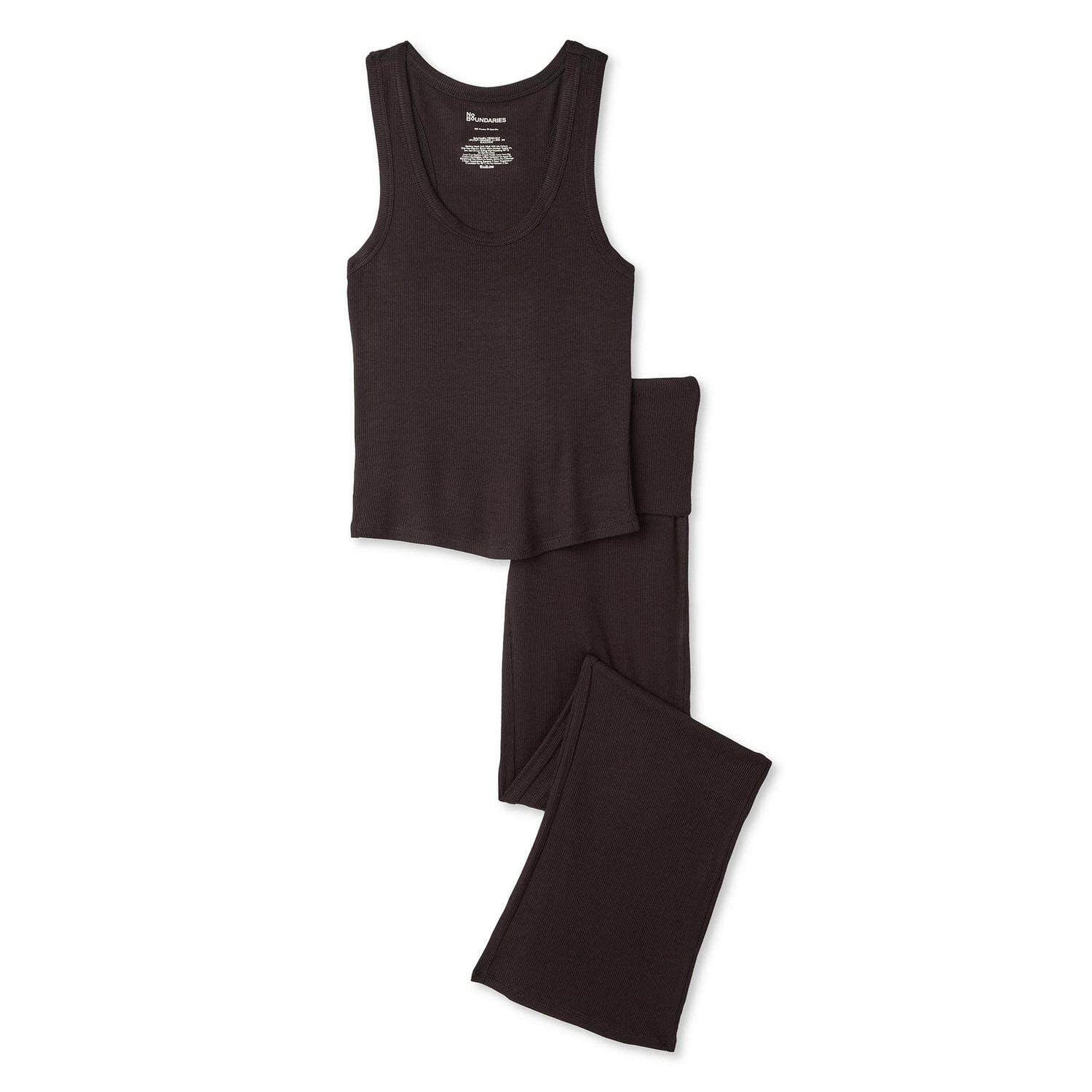 Click here for No Boundaries Womens Two Piece Rib Pajama Set Xl prices