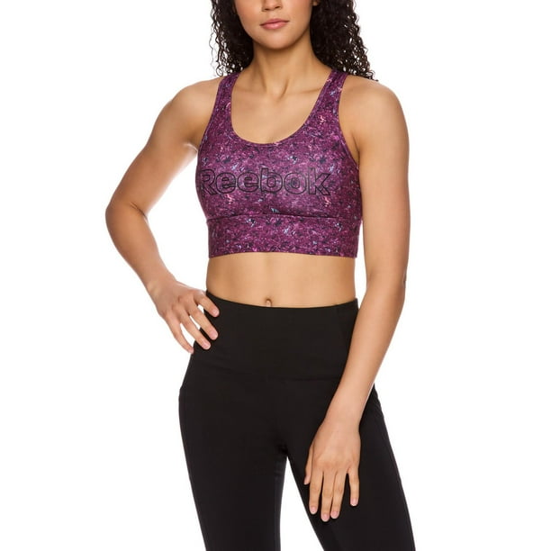 Reebok Womens "Renew" Longline Printed Bra - Walmart.ca