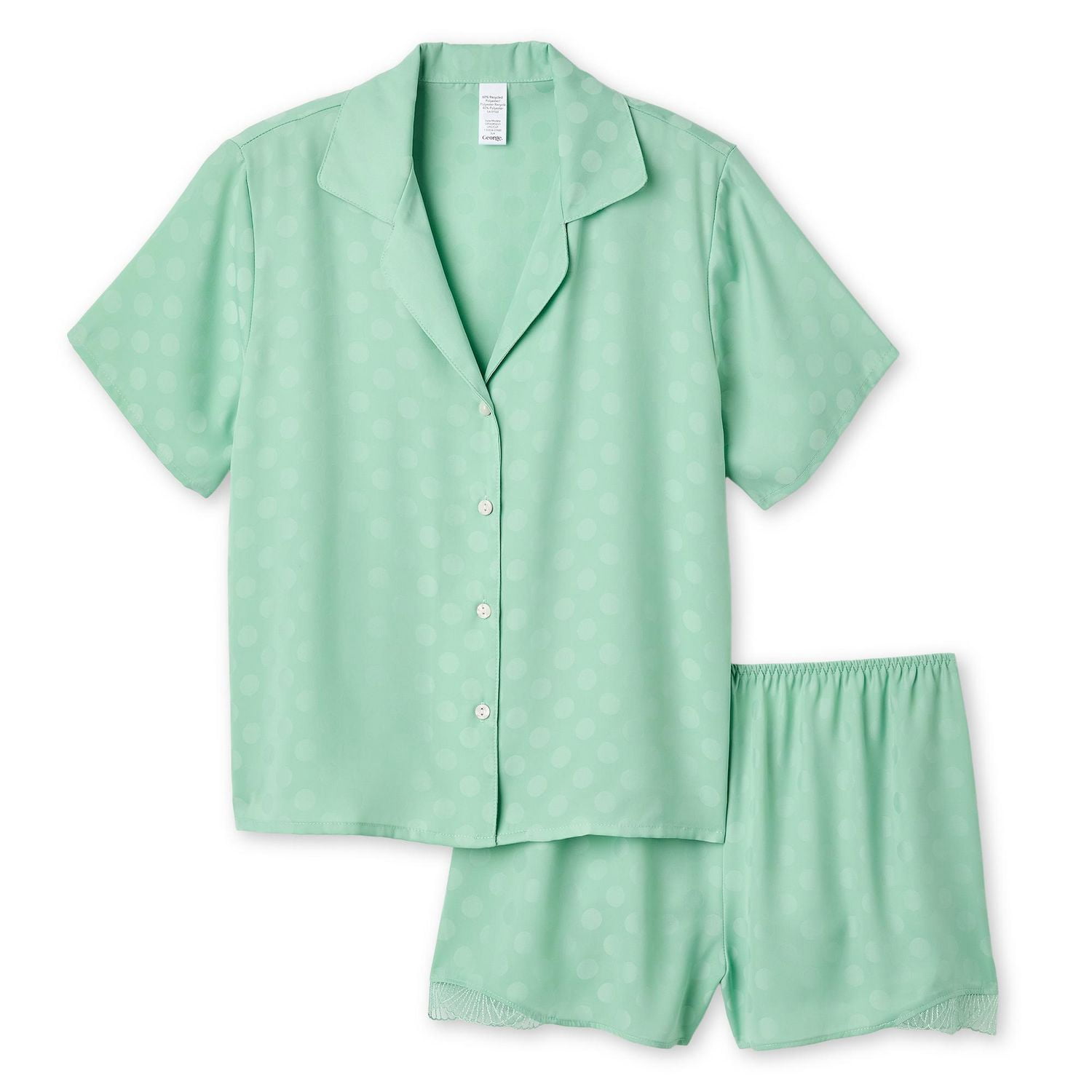 Click here for George Womens Two Piece Satin Pajama Set Xl prices