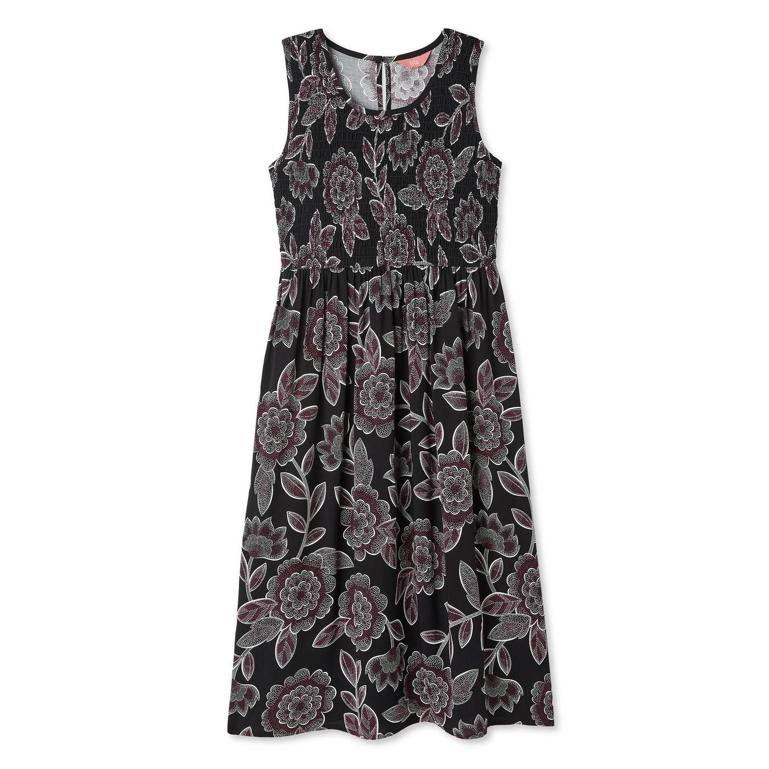Click here for Iyla Womens Smocked Sleeveless Maxi Dress M prices