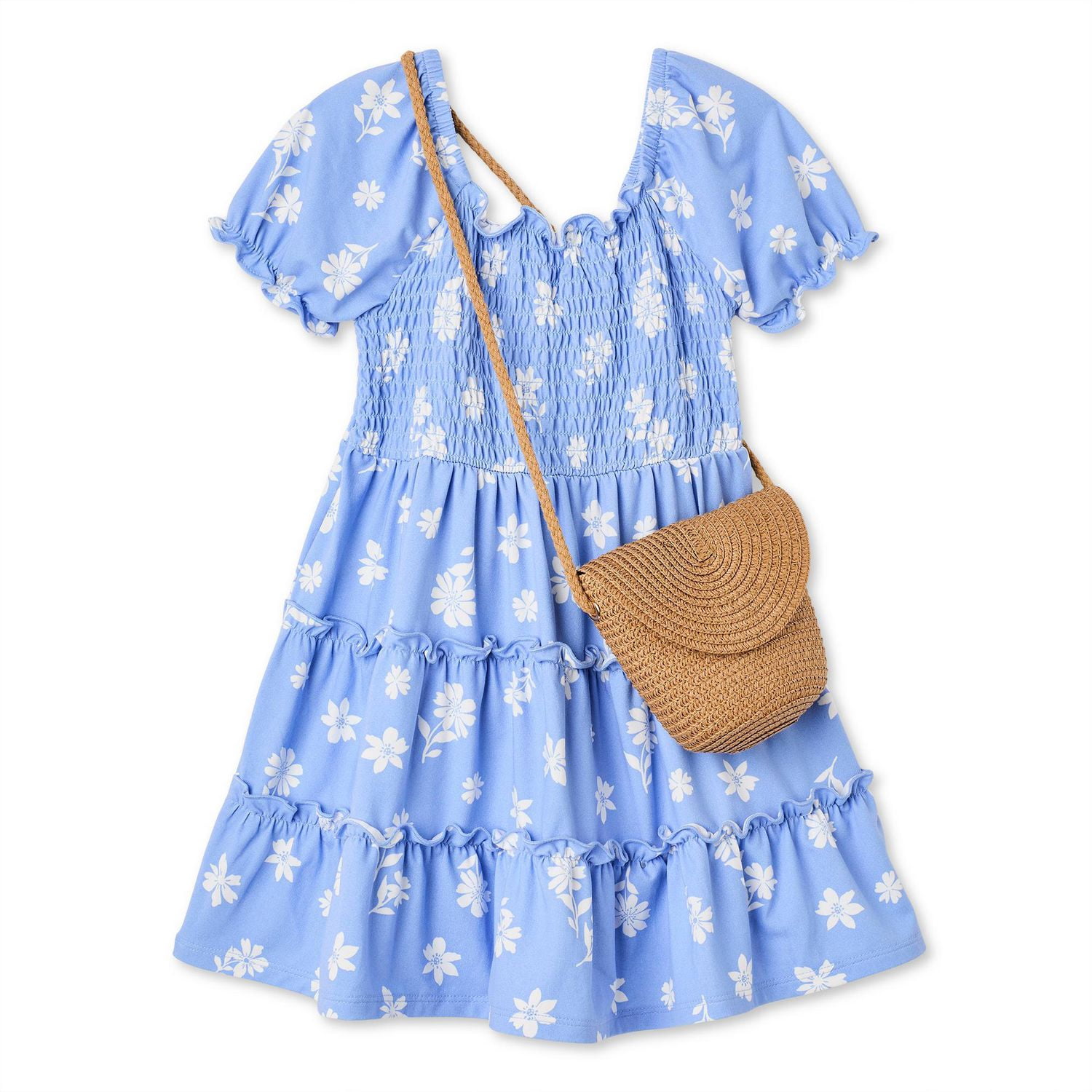 Click here for George Toddler Girls Two Piece Dress And Purse Set... prices