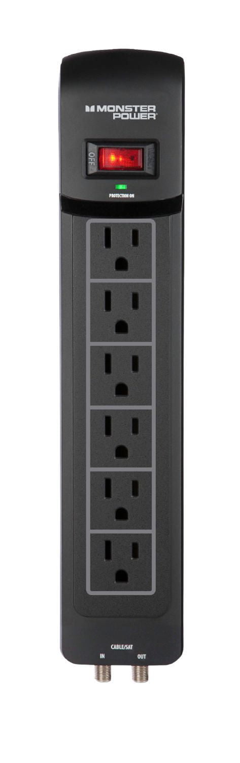 Monster Core Power™ 600 Av Surge Protectors - 6 Outlets | Walmart Canada
