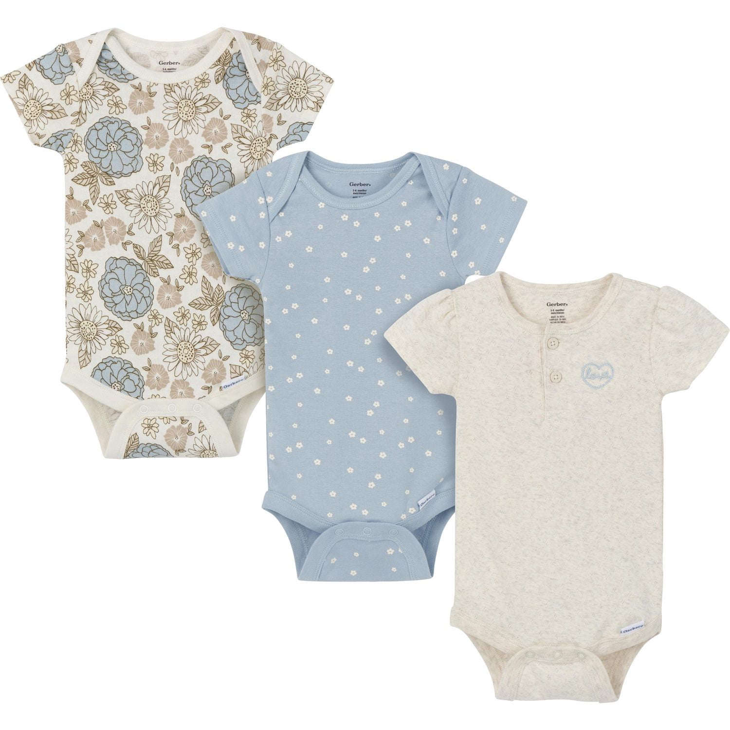Click here for Gerber Childrenswear - Variety Onesies Newborn prices