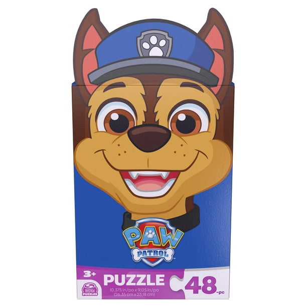 PAW Patrol, 48-Piece Easy Jigsaw Puzzle Chase PAW Patrol Puzzle, PAW ...