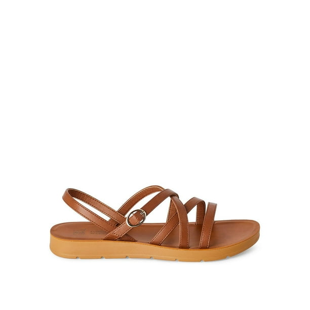 Time and Tru Women's Strappy Sandals - Walmart.ca