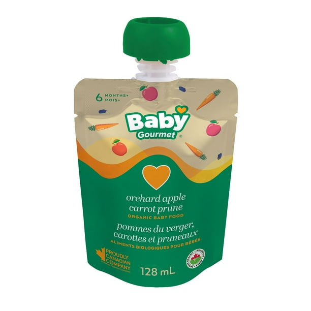Baby Gourmet Orchard Apple Carrot & Prune Organic Baby Food Puree ...