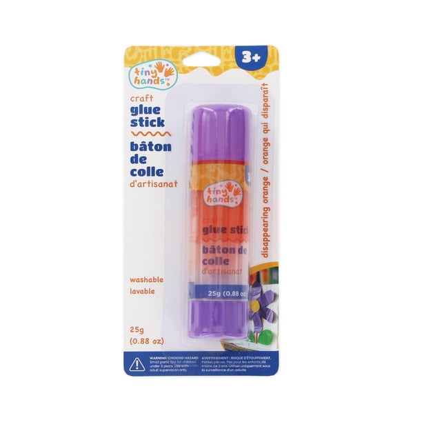 TINY HANDS Craft Glue Stick, Washable, Fast Drying, 25 g, Age 3+, Kids ...