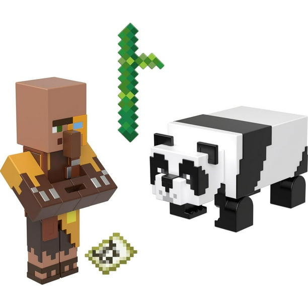 Minecraft Jungle Cartographer and Panda Figure 2pk - Walmart.ca