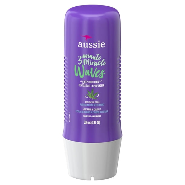 Aussie Miracle Waves Anti-Frizz Hemp Paraben-Free Conditioner - Walmart.ca