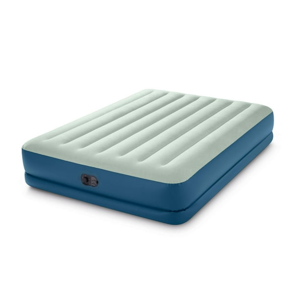 INTEX Dura-Beam® Prestige Air Mattress w/ Built-in USB-powered Pump ...