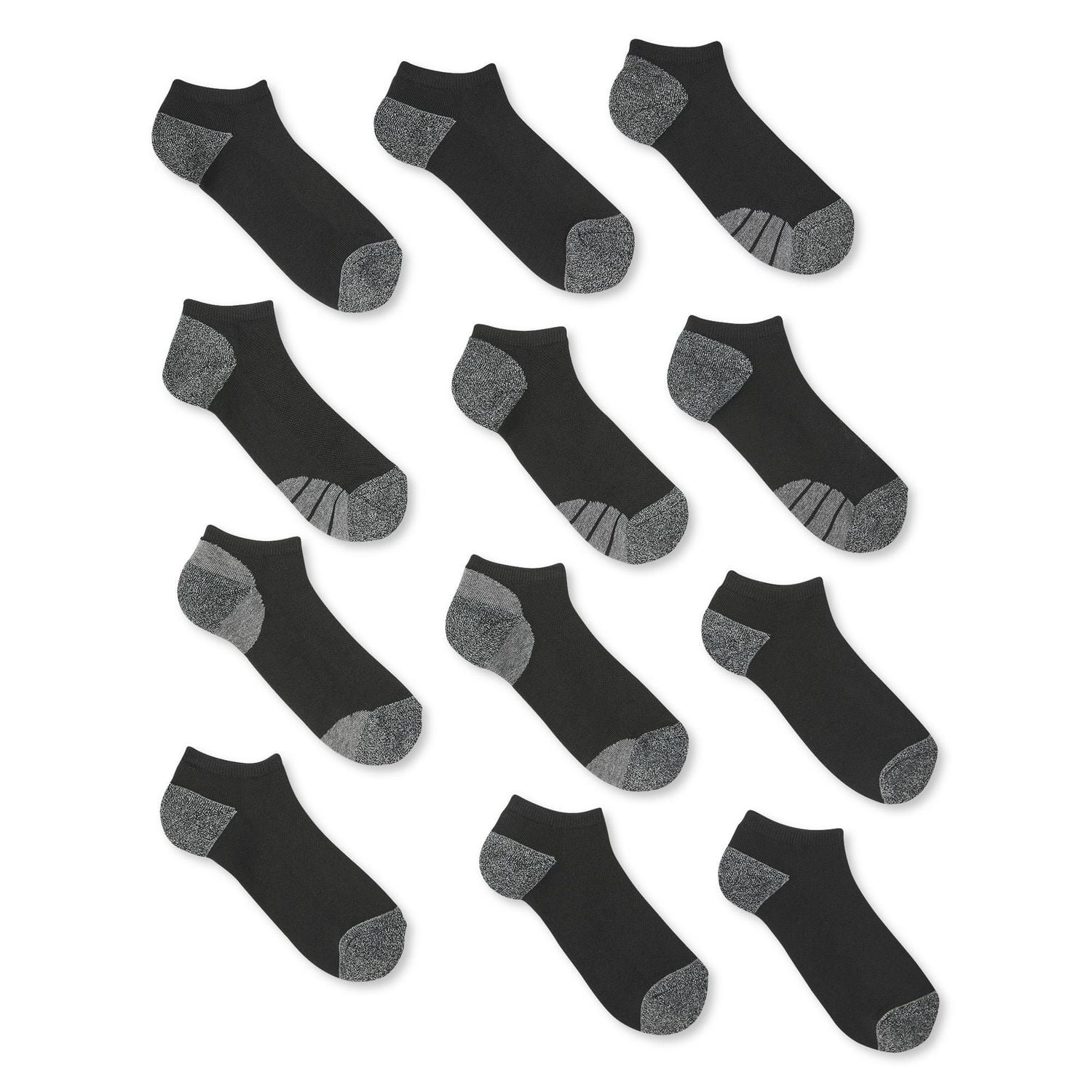 Click here for Athletic Works Mens Low-Cut Socks 12-Pack 7-11 prices