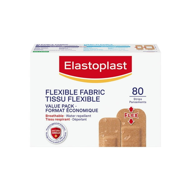 ELASTOPLAST Flexible Fabric Bandages, Value Pack, 80 Strips - Walmart.ca