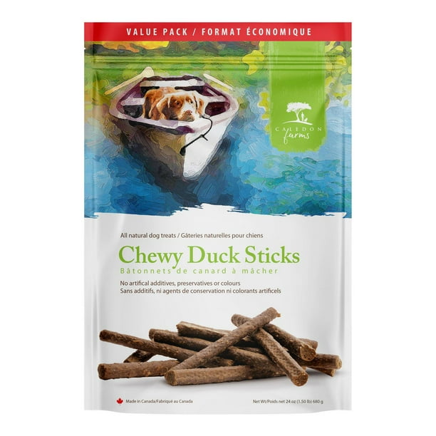 Caledon Farms Chewy Duck Sticks Value Pack 680 Grams, CF Chewy Duck ...