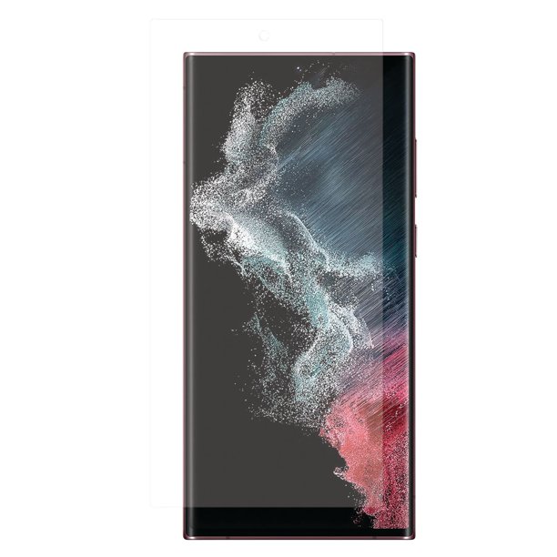 Onn Samsung Galaxy S22 Ultra Single Glass Screen Protector with Bracket ...