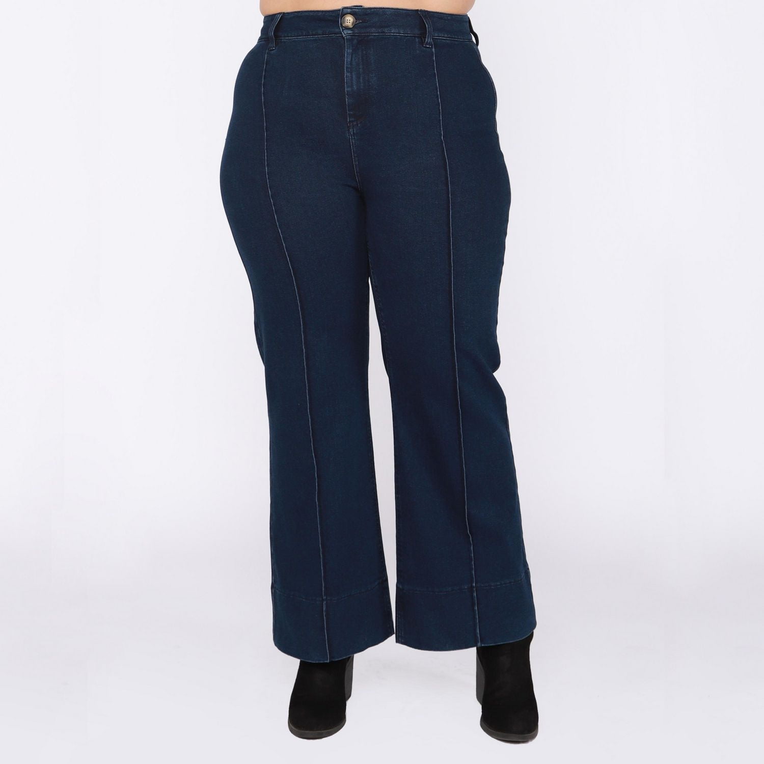 Devoted Women’s Plus size High Rise Wide Leg Jeans - Walmart.ca