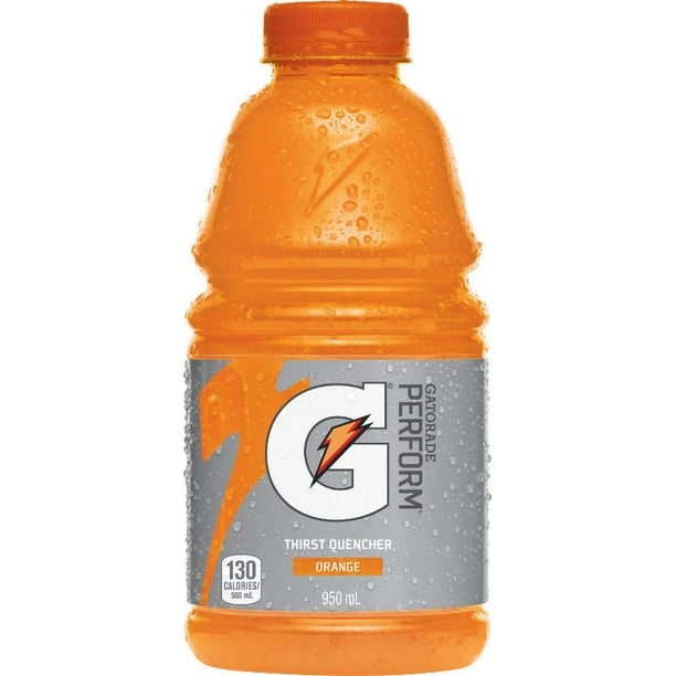 Gatorade Orange Sports Drink, 950mL Bottle, 950 mL - Walmart.ca