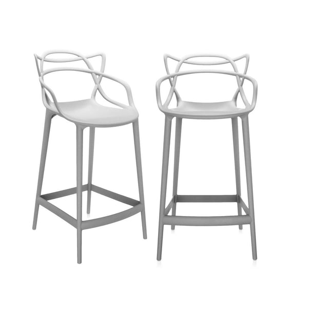 Heavenly Collection White Plastic Counter Stool - Walmart.ca