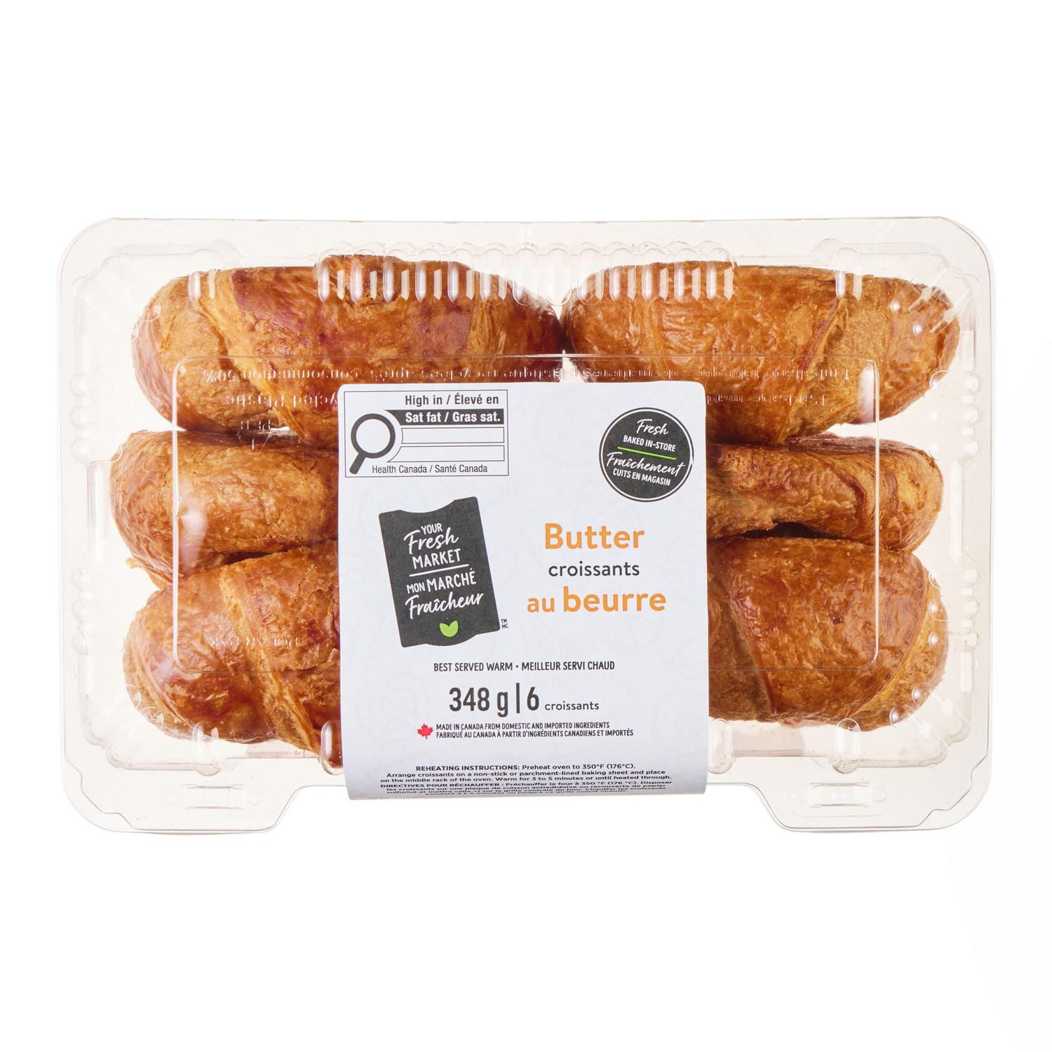 Click here for Your Fresh Market Butter Croissants prices