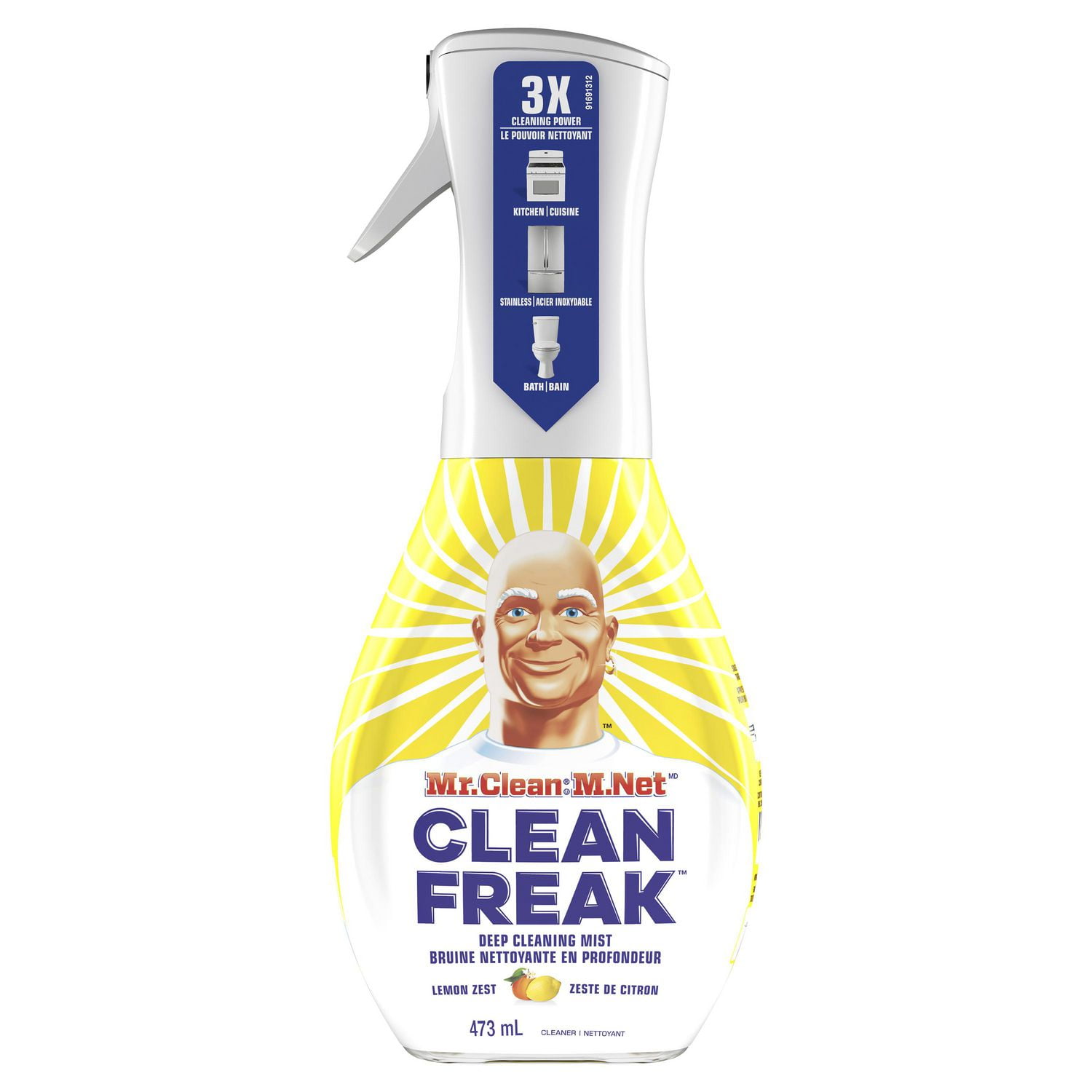 Mr. Clean, Clean Freak Deep Cleaning Mist Multi-Surface Spray, Lemon ...