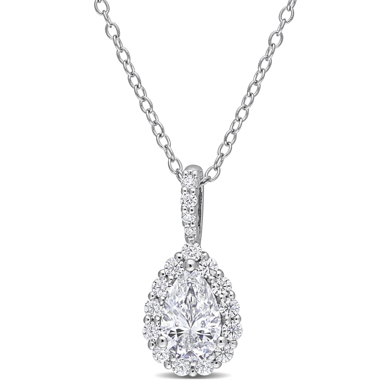 Click here for Miabella 1-1/3 Carat T. G.W. Created Moissanite St... prices