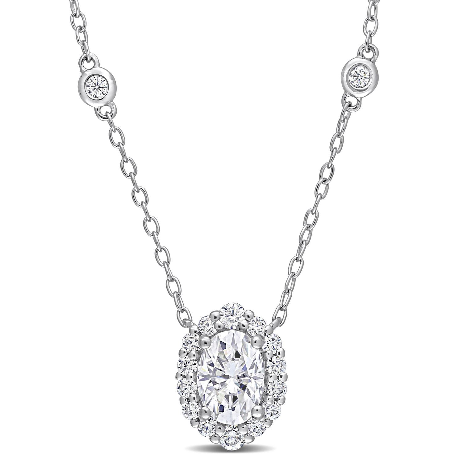 Click here for Miabella 1-1/2 Carat T. G.W. Created Moissanite St... prices
