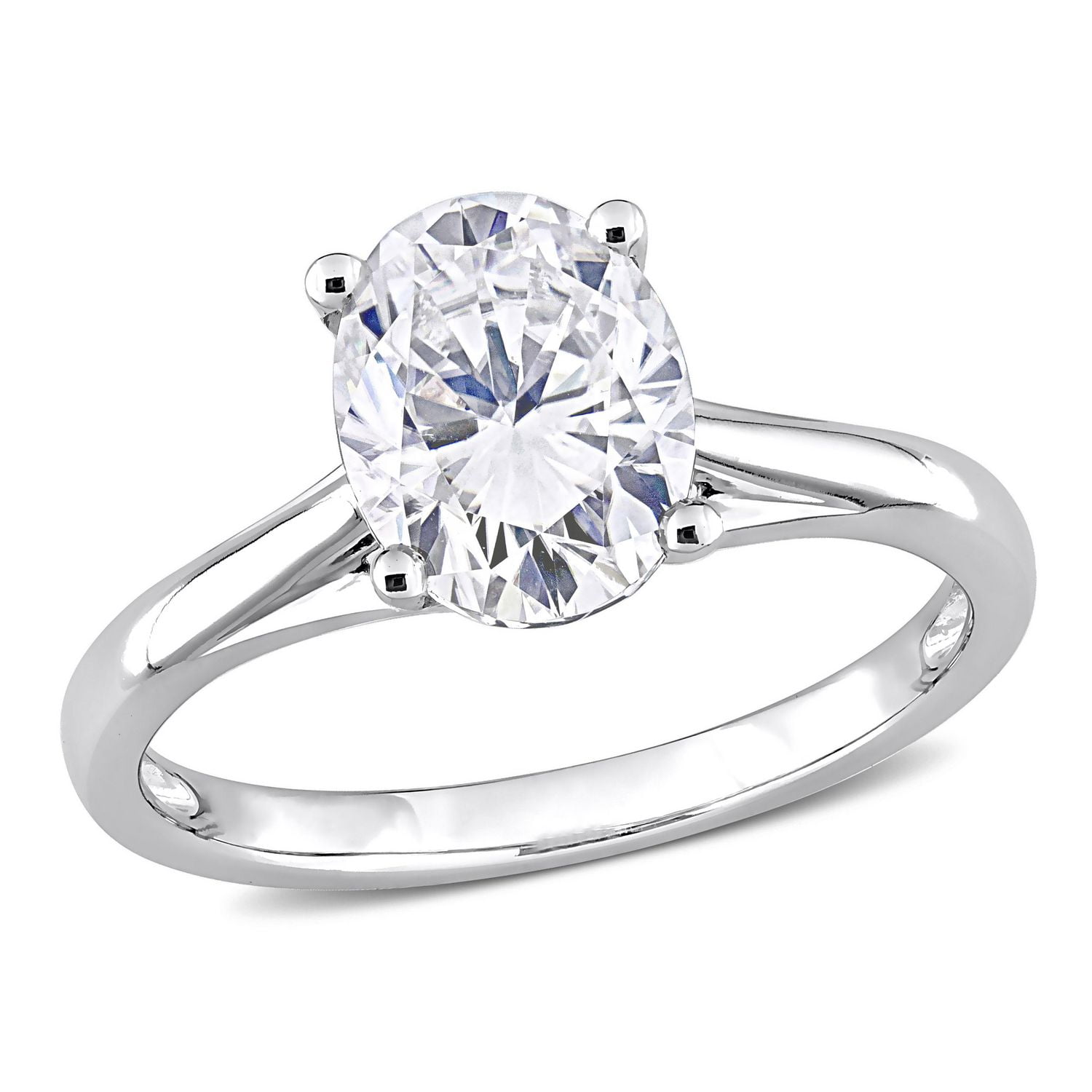 Click here for Miabella 2 Carat T. G.W. Created Moissanite 14k Wh... prices