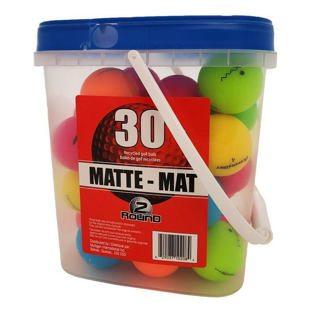 Color Matte Golf Balls Bucket, #10208 - Walmart.ca
