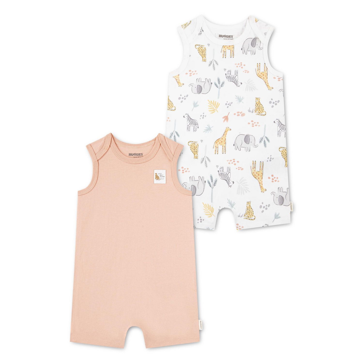 Click here for Huggies Happy Hugs Romper 2-Pack 9 Months prices