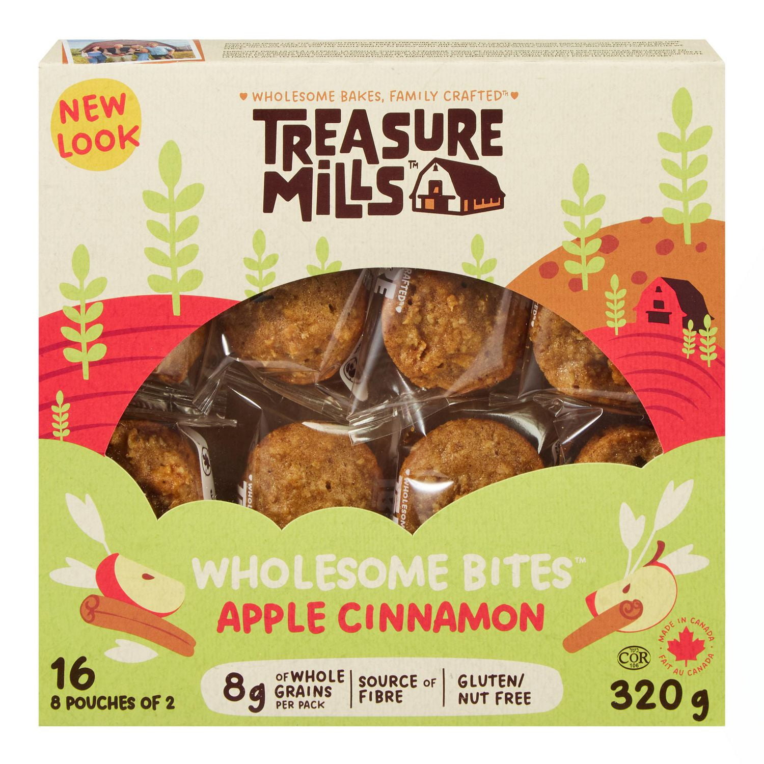 Click here for Treasure Mills Apple Cinnamon Wholesome Bites prices